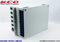 China 19'' 144 Core Fiber Optic Distribution Box with Steel Material for Secure Fiber Protection for sale