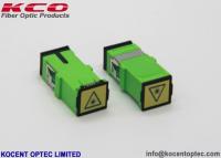 China SC/APC Auto-shutter Non Flange Fiber Optic Adapter Singlemode Coupler for sale