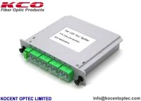 China Rack Mountable Corrosion Resistant Fiber Optic Splitter with Wide Wavelength Bandwidth and LGX Box for sale