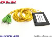 China 0.9mm 2.0mm 3.0mm Fiber Optic Splitter PLC Splitter with 1x8 Configuration and Low Insertion Loss for sale