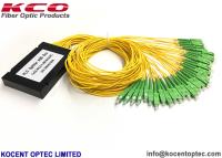 China ABS Box Modular PLC Optical Splitter with 2.0mm Cable and High Stability for Low Cost FTTX Deployment for sale
