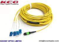 China 8 12 24 Core MPO MTP Patch Cord PVC LSZH Cover MTP Trunk Cable for 40G Data Center for sale