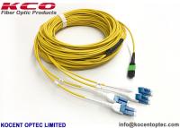 China 8 12 24 Core MPO MTP Patch Cord PVC LSZH Cover MTP Trunk Cable for 40G Data Center for sale