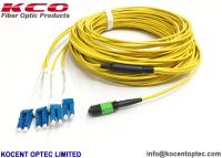 China LC Super Boot MTP MPO Optical Patch Cord 8fo 12fo 24fo Fanout 3.0mm OS1 OS2 LSZH for sale