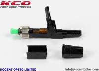 China RoHS FC APC Fiber Optic Fast Connector , Quick Assembly Connector SM G765D G657A G657B for sale