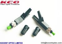China SM Monomode Fiber Optic Fast Connector FC UPC APC FTTH Quick Field RoHS Approval for sale