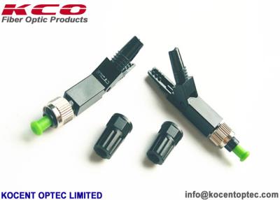China SM Monomode Fiber Optic Fast Connector FC UPC APC FTTH Quick Field RoHS Approval for sale