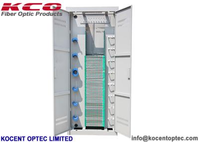 China OEM ODM Fiber Optic Distribution Frame ODF 2.0m 576/720 Cores with 12fo Splice Tray for Data Center for sale