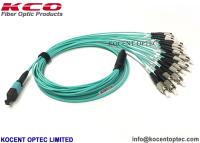 China High Density MPO MTP Patch Cord OM3-300 50/125 40G 100G MPO MTP Trunk Cable for Data Center for sale