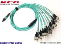 China OM4 50/125 16 Fiber LSZH MPO MTP Patch Cord Elite MPO Fiber Patch Cable for Data Center for sale