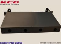 China 96 Cores High Density MPO Fiber Optic Patch Panel 1U 19'' Rack Mount MTP Fiber Optic Termination Box for sale