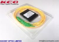 China 1:8 Modular Type Fiber Optical PLC Splitter with 2.0mm Cable and 1.5m Length for FTTX Deployment for sale
