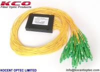 China 1:32 SM G652D ABS Module Passive 1x32 Fiber Optic PLC Splitter for sale