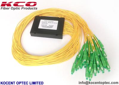 China 1:32 SM G652D ABS Module Passive 1x32 Fiber Optic PLC Splitter for sale