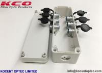 China FTTA Pole Mountable ABS Optical Fiber Cable Joint Closure 6 Port PDLC Water Proof for sale