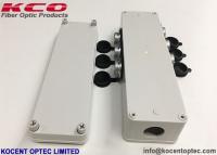 China FTTA Pole Mountable ABS Optical Fiber Cable Joint Closure 6 Port PDLC Water Proof for sale