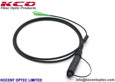 China Weather Resistant OptiTap Connector FTTA Fiber Optic Patch Cord with Multiple Core Options for Telecommunication Networks for sale