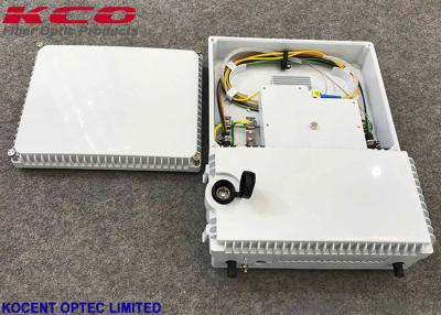 China 16 Port Capacity Outdoor IP65 Fiber Optic Terminal Box with 1x8 Splitter for FTTH Applications for sale