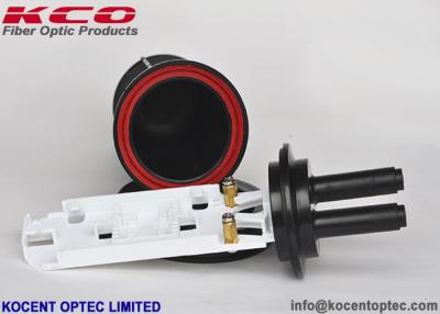 China 2 Ports 4fo 6fo 8fo 12fo 24fo Pole Mount Optic Fiber Splicing EnClosure Box Mini FOSC for sale
