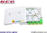 China IP55 Wall Mount 8cores SC/APC Fiber Optic Faceplate Socket with 4 Ports SC Simplex and 8 Ports LC Duplex for sale