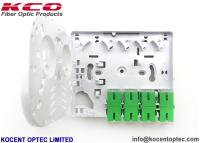 China Wallmount FTTH SC/UPC 4core Fibre Optic Terminal Box Roset Socket Faceplate for sale