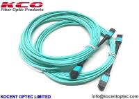 China MPO-12 12fo 24fo MM OM3 OM4 50/125 MPO MTP Optical Fibre Trunk Cable for sale