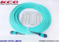 China MPOP-16 16fo 24fo Low IL Optical Fiber 50/125 OM4 MPO MTP-16 Optical Fiber Trunk Patch Cord for sale