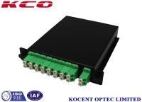 China 1U High Steel/Aluminum Alloy Fiber Optic PLC Splitter with 2*16 Split Way for FTTX/FTTH Applications for sale