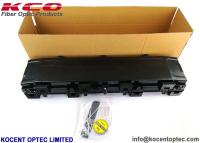 China 48cores Horizontal Inline 1*8 PLC Fiber Optical Splice Enclosure KCO-H0848-SZ for sale