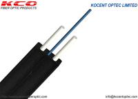 China G657A LSZH 1 Core FTTH Drop Cable Indoor Fiber Optic Drop Cable for FTTH Networks for sale