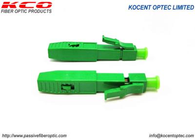 China 0.9mm OD LC/UPC Fiber Optic Fast Connector with Low Insertion Loss and Tensile Strength >50N for FTTH Applications for sale