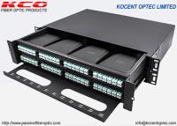 China 2U MPO MTP 192fo High Desity Patch Panel Sliding MTP Fiber Optic Rack Mount ODF for sale