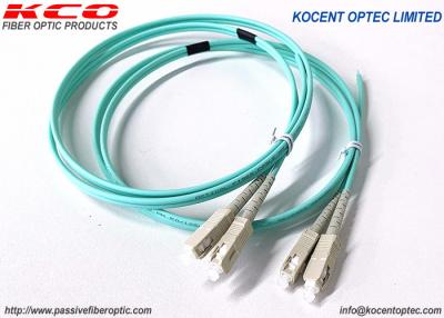 China 50/125um and 62.5/125um Multimode Fiber Optic Patch Cord with Customized Color Options for sale