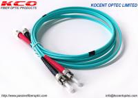 China ST Connector Multimode OM4 OM5 Fiber Optic Patch Cord for 40G 100G Networks for sale