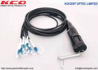 China FTTA Fiber Optical Patch Cable with 4fo 8fo 12fo Cores Waterproof Tactical Armoured for  Applications for sale