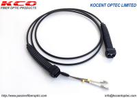 China Outdoor Waterproof TPU Fiber Optic Patch Cord with 2 Cores and 4.8mm Diameter for 3G 4G 5G Base Station for sale