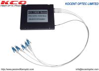 China 4CH FTTH Passive Fiber Wavelength Division Multiplexer 0.9mm Mux Demux CWDM LC UPC for sale