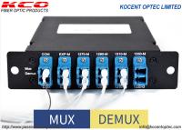 China 4 Channels LC UPC Fiber FTTH Dwdm Mux Demux Multiplexer 4CH CWDM Patch Panel Modular LGX for sale