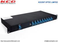 China Passive Fiber Optic Demux CWDM Rack-mount Patch Panel Fiber Optic 8 Channel Low PDL for sale