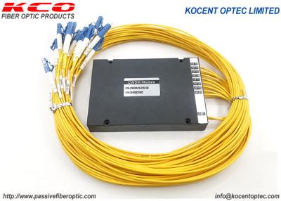 China Optical Fiber FWDM DWDM CCWDM 16CH Duplex LC UPC 2.0mm Box for 4G 5G Telecom for sale
