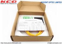 China 5CH Mux Demux Optical Fiber DWDM 2.0mm SC APC Connector 200G for sale