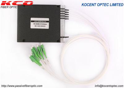 China DWDM Dense Wavelength Division Multiplexer ABS Modular LC APC 100G 8CH for sale