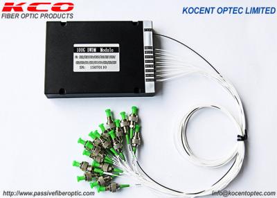 China FC APC Wavelength Division Multiplexer 100G 50GHz Passive ABS Module DWDM for sale
