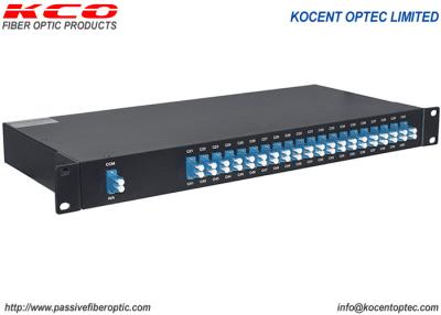 China Mux Demux Fiber Optic Dwdm CWDM LC UPC 19in 1U Passive Optical DWDM Patch Panel for sale