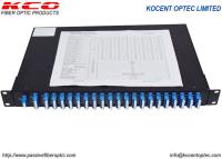 China 40CH Mux Demux DWDM Passive Optical Network PON Rack-mount Patch Panel for sale