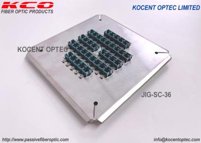 China SC UPC APC Connector Fiber Optic Polishing Fixture 36 Positions For Optical Patch Cord Grinding Machine for sale