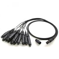 China Outdoor MPO MTP 12 Cores Fiber Optic Patch Cord for 5G Base Station and Telecom Tower for sale
