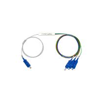 China Low PDL 1x3 PLC Splitter Mini Blockless Tube Type With SC APC Connector for sale