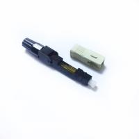 China SC Field Assembly Fiber Optic Fast Connector with 0.5dB Insertion Loss 30dB Return Loss and 3mm Drop Cable Compatibility for sale