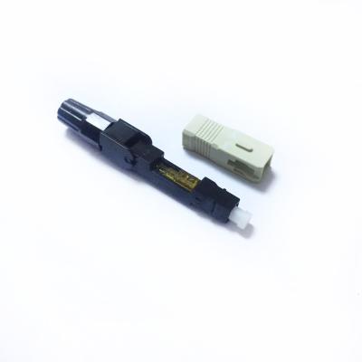 China SC Field Assembly Fiber Optic Fast Connector with 0.5dB Insertion Loss 30dB Return Loss and 3mm Drop Cable Compatibility for sale